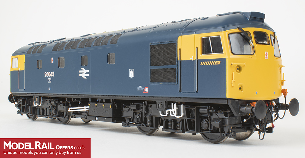 2647 MR Heljan Class 26/1 Diesel Locomotive 26 043 BR Blue