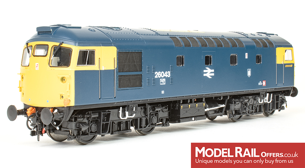 2647 MR Heljan Class 26/1 Diesel Locomotive 26 043 BR Blue