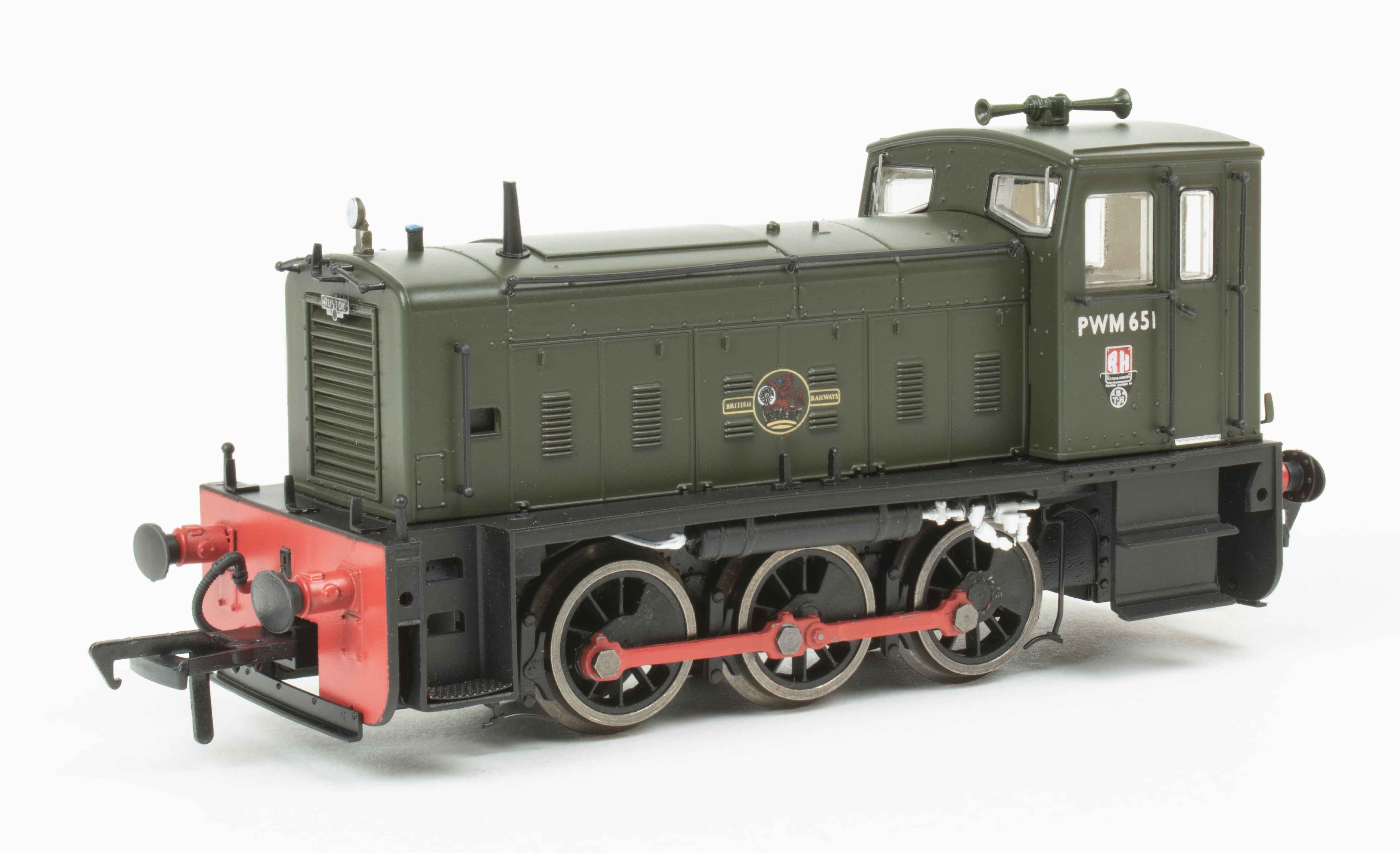 MR-400A Heljan Ruston 165DE PWM Diesel - PWM651 - BR Green